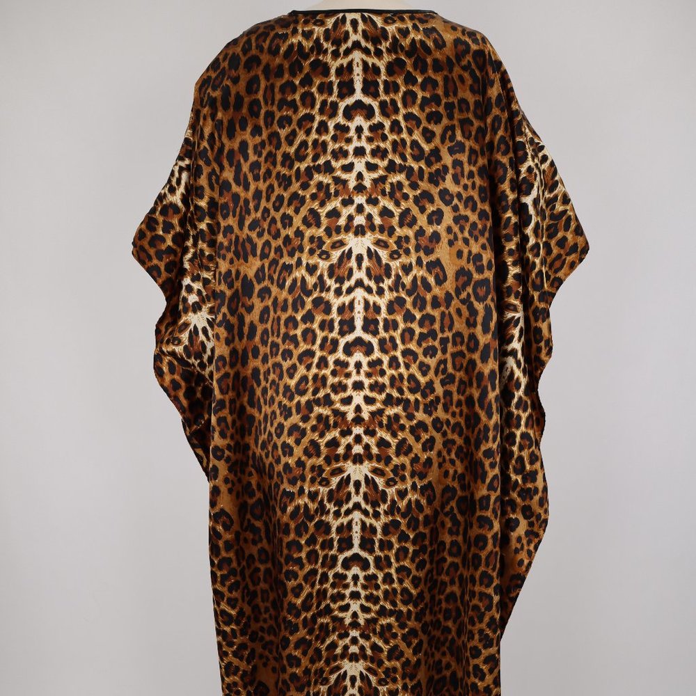 Vintage Winlar Tiger Animal Print Caftan Dress Lounge… - Gem
